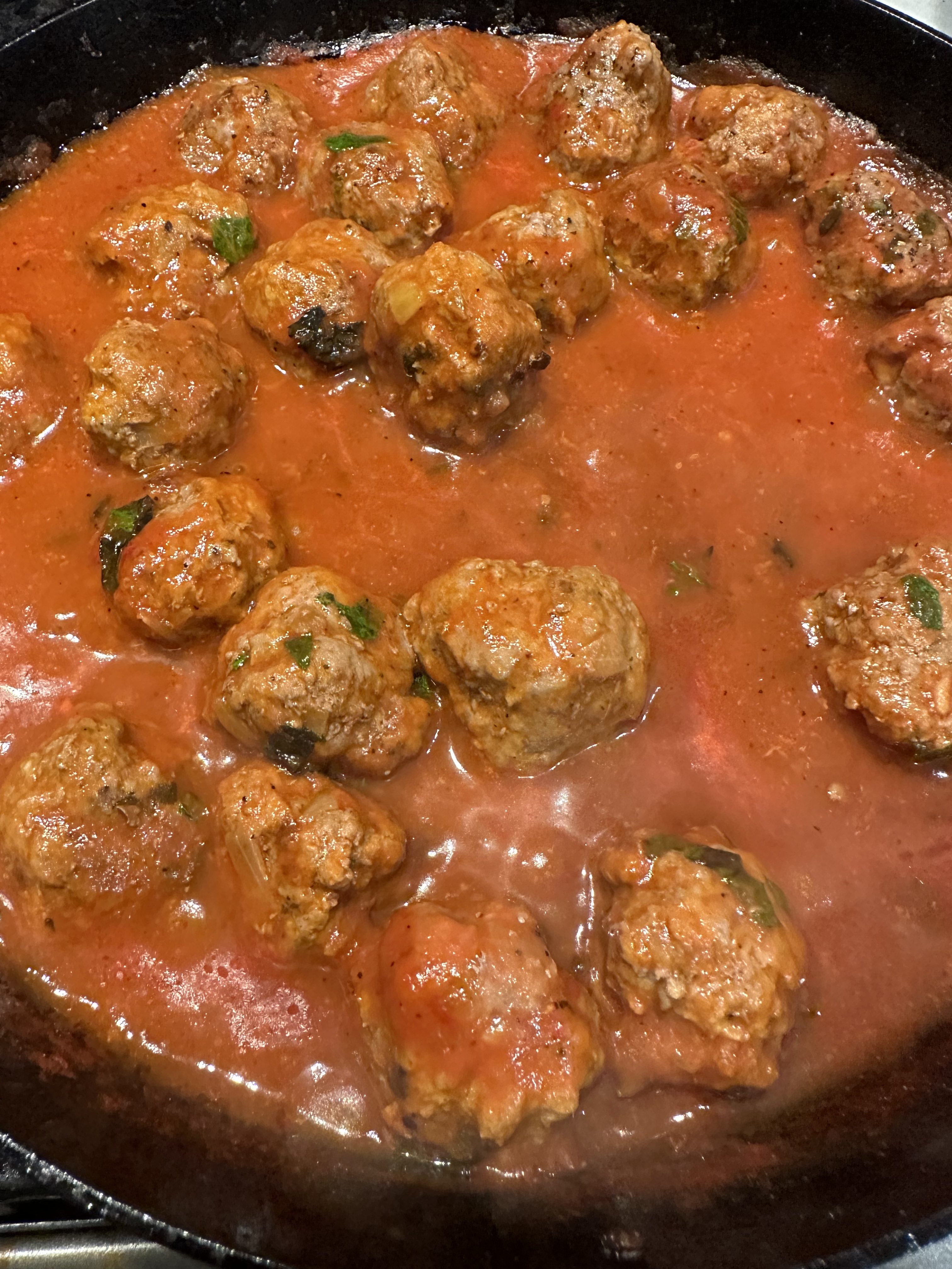 Karen’s Mint Meatballs for our rainy day dinner! - The Mainechica